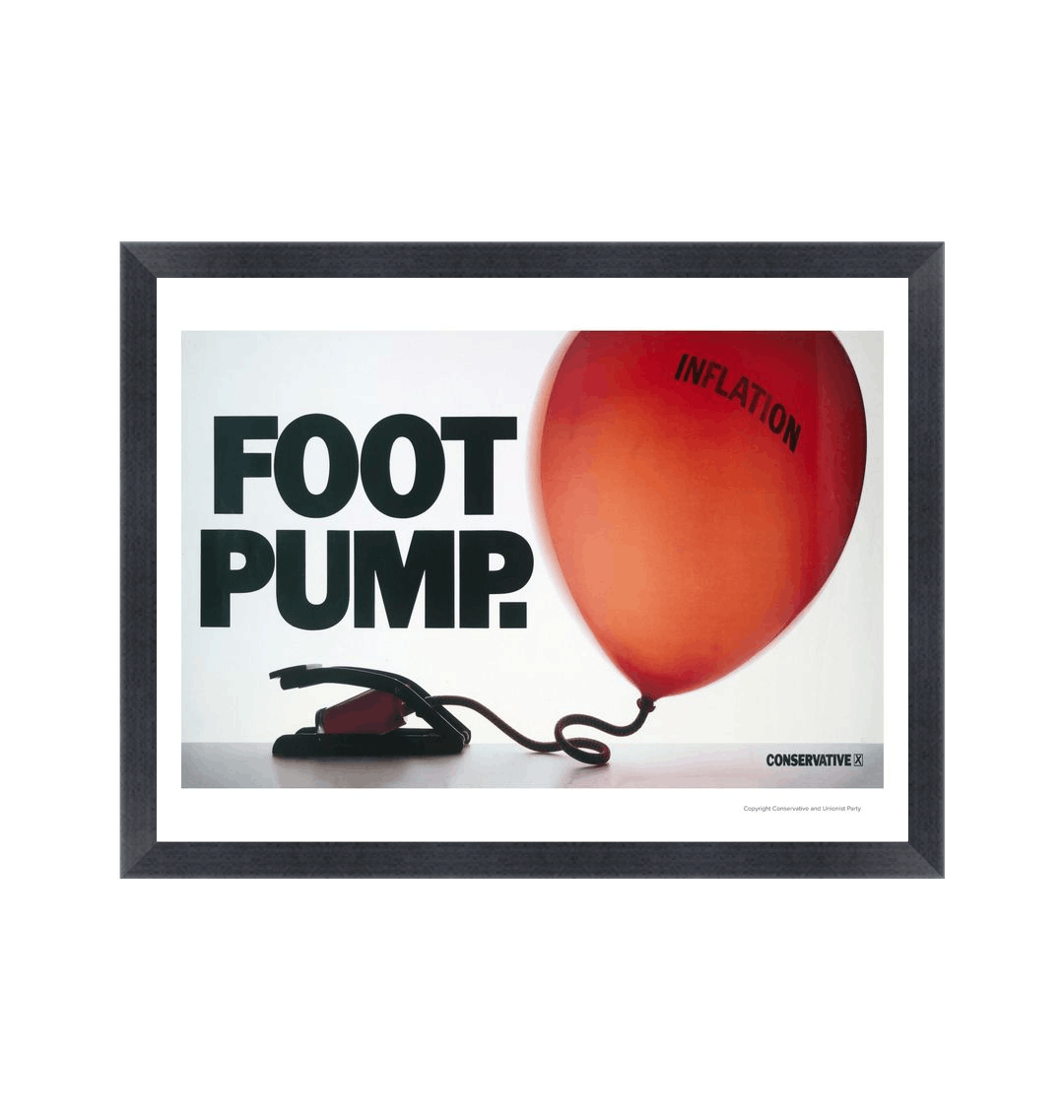 "Inflation Foot Pump" Campaign Poster - 1983 Edition – The Conservative ...