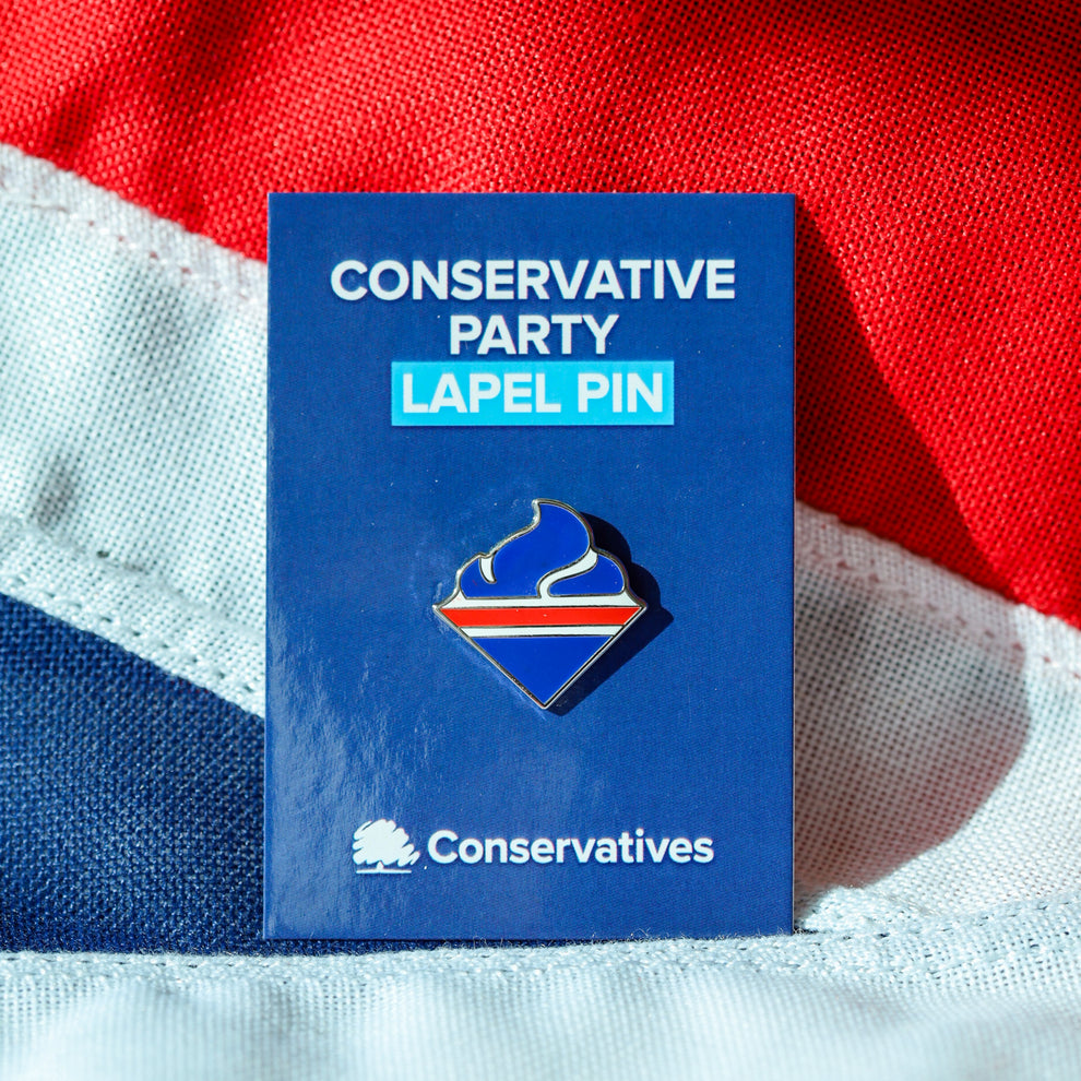 Flame Conservative Party Logo Lapel Pin – The Conservative Party Shop