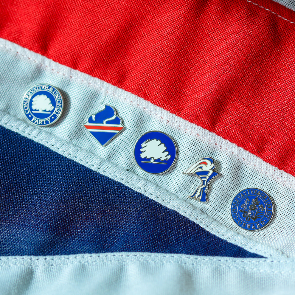 Flame Conservative Party Logo Lapel Pin – The Conservative Party Shop