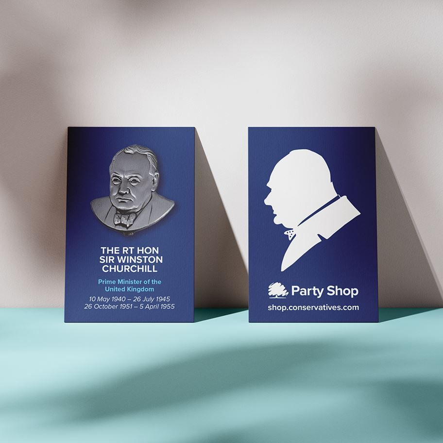 Winston Churchill Lapel Pin – The Conservative Party Shop